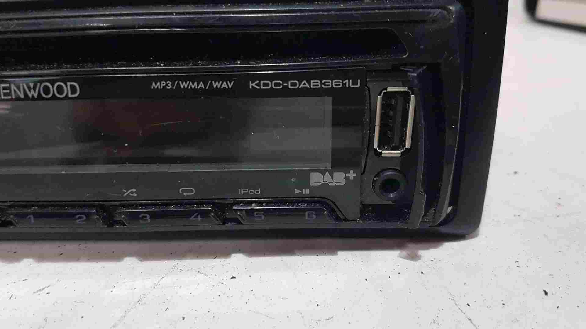 Kenwood Cd Player Radio Kdcdab361u USB Aux DAB 2000-2023 | Store