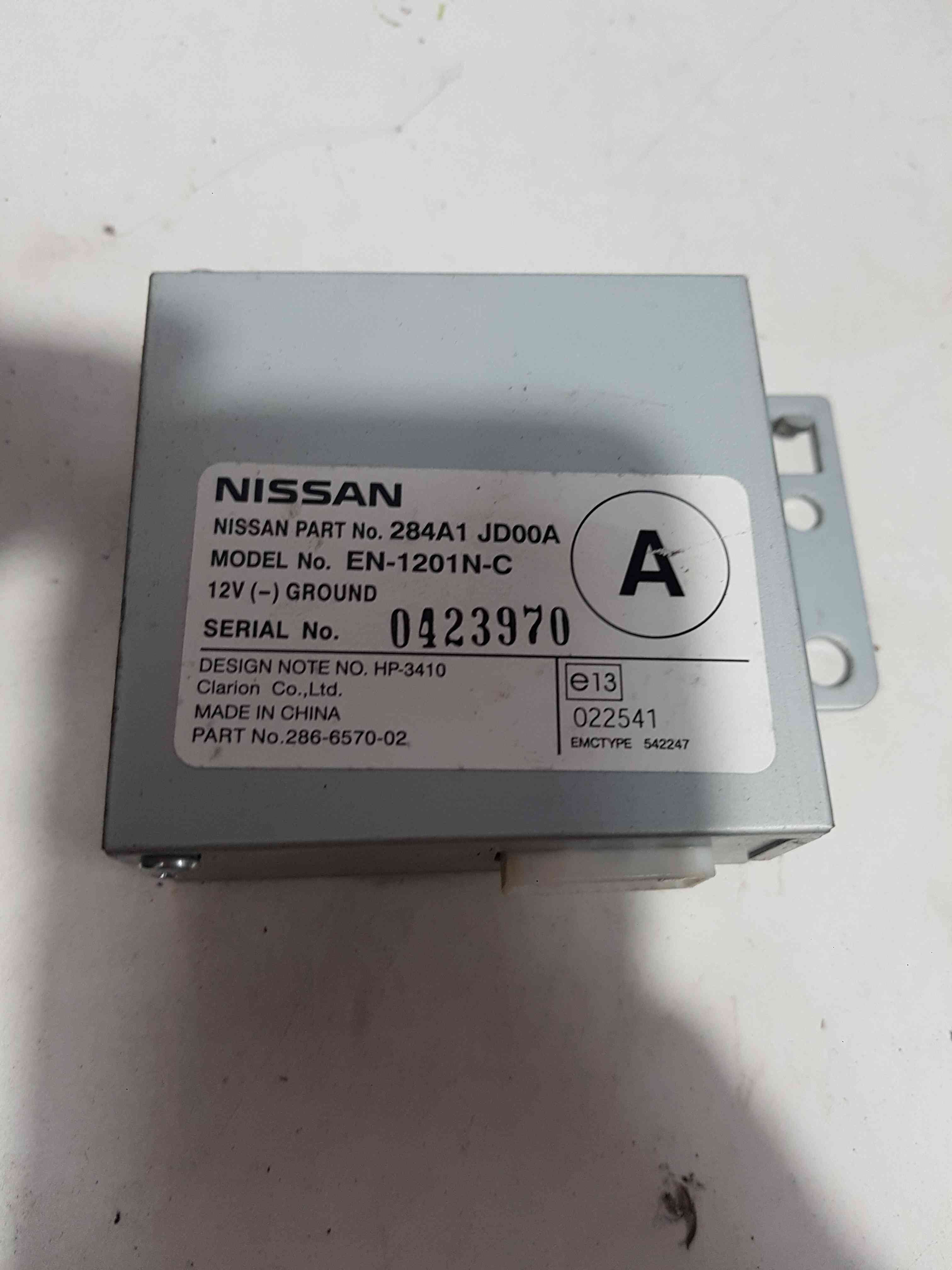 nissan qashqai 2006-2013 rear view camera ecu control module 284a1jd00a ...
