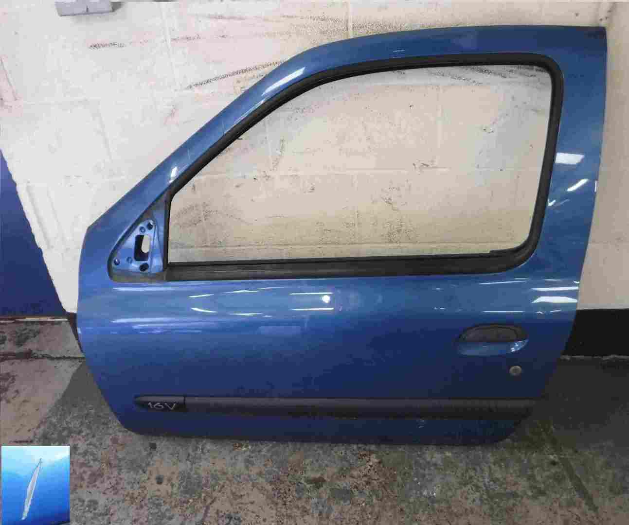 Renault Clio MK2 2001-2006 Passenger NSF Front Door Blue TED48 3dr | Store