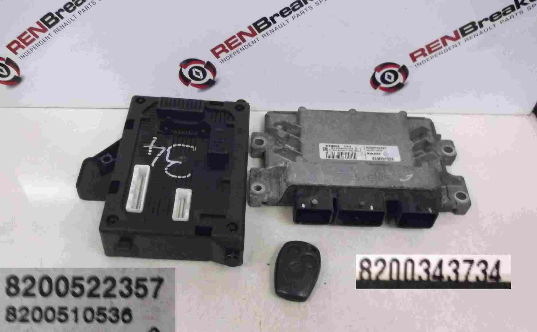 Renault Clio MK3 2005-2009 12 16v ECU Set Kit UCH BCM Key | Store