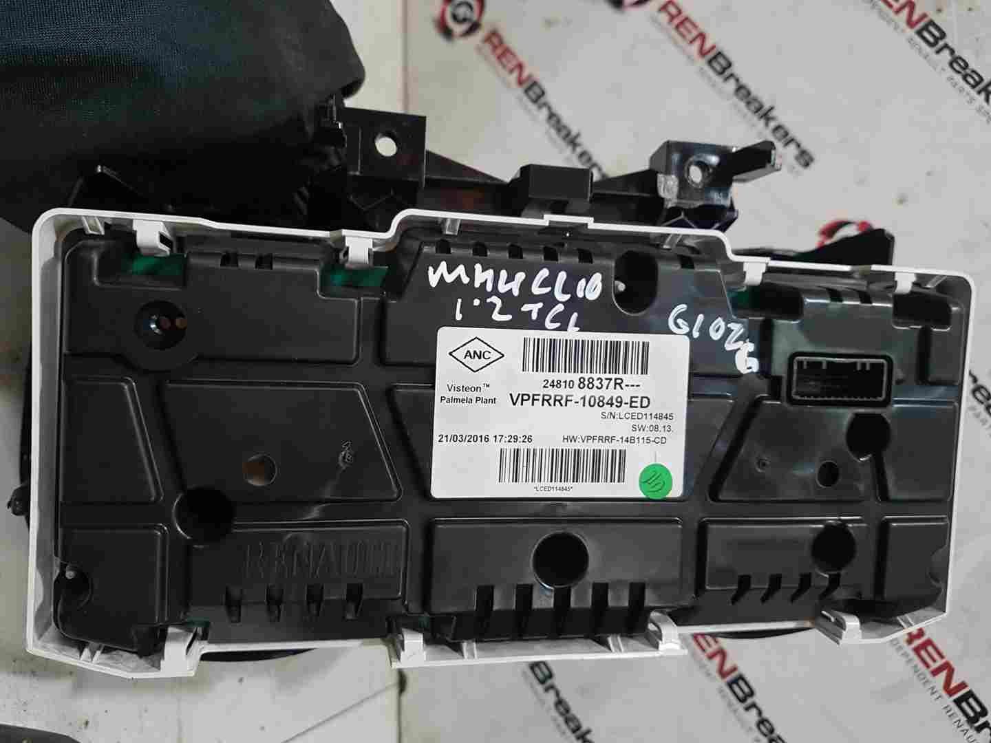 Renault Clio MK4 2013-2019 Instrument Panel Dials Gauges Clocks ...
