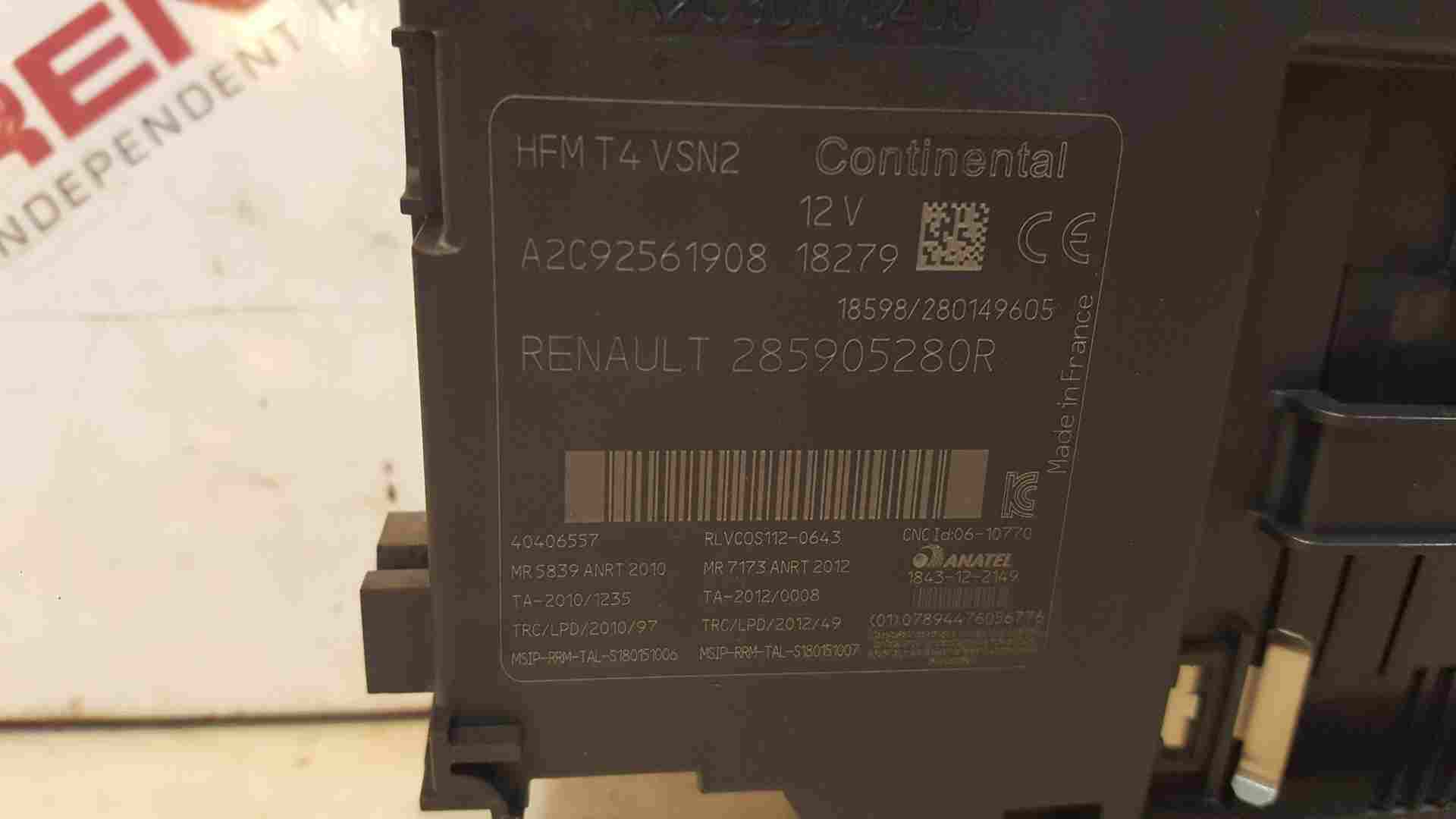 Renault Clio MK4 2016-2019 KEY Card Reader Module ECU 285905280R | Store