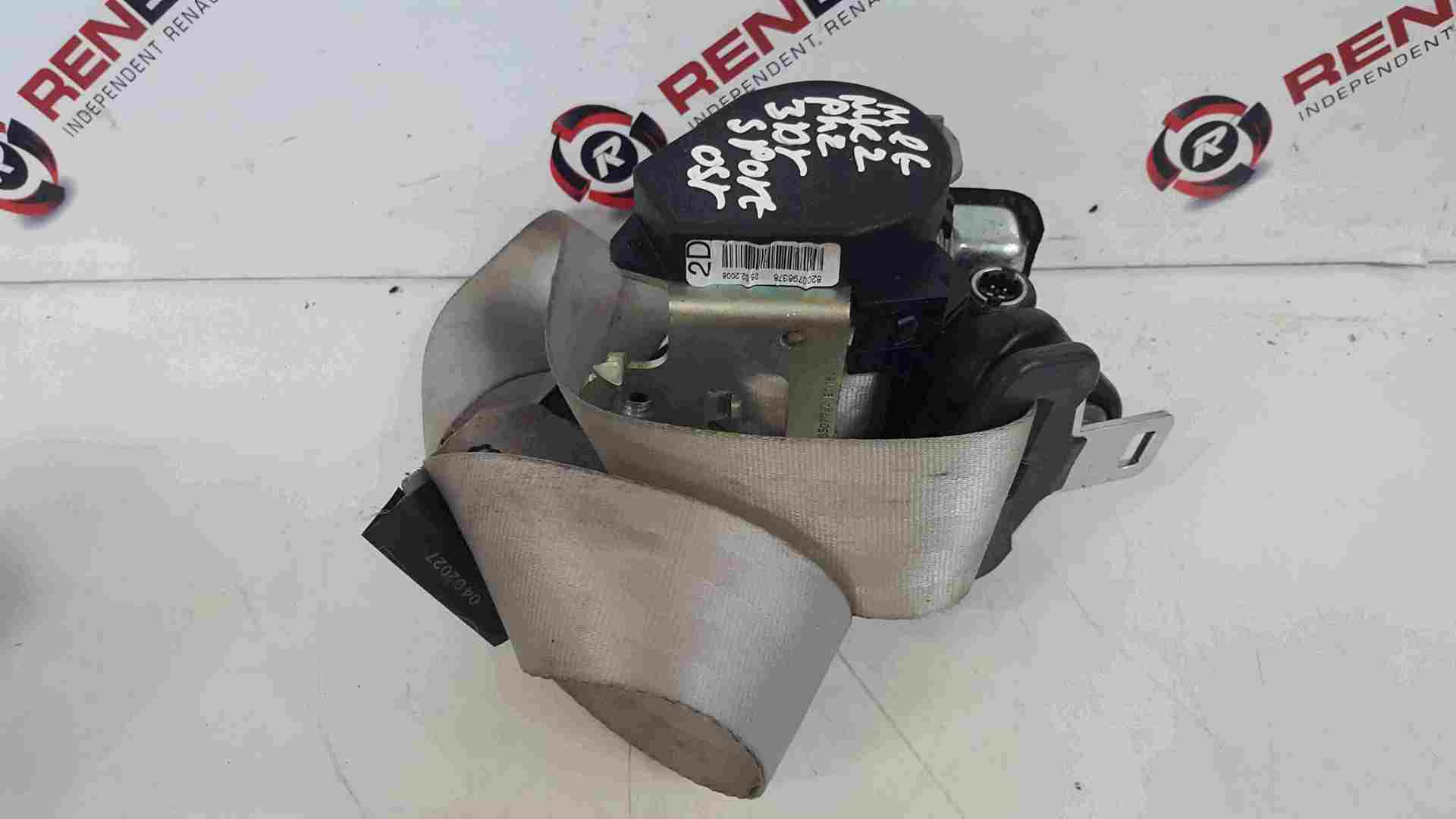Renault Megane Sport MK2 2002-2008 Drivers OSR Rear Seat Belt 3dr ...
