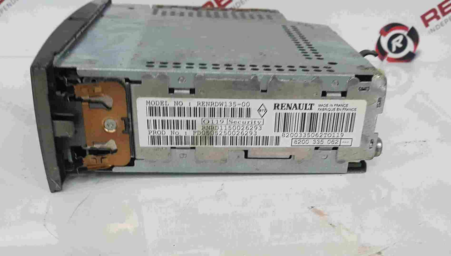 Renault Modus 2004-2008 Radio Cd Player Tuner List Beige 8200335062 | Store