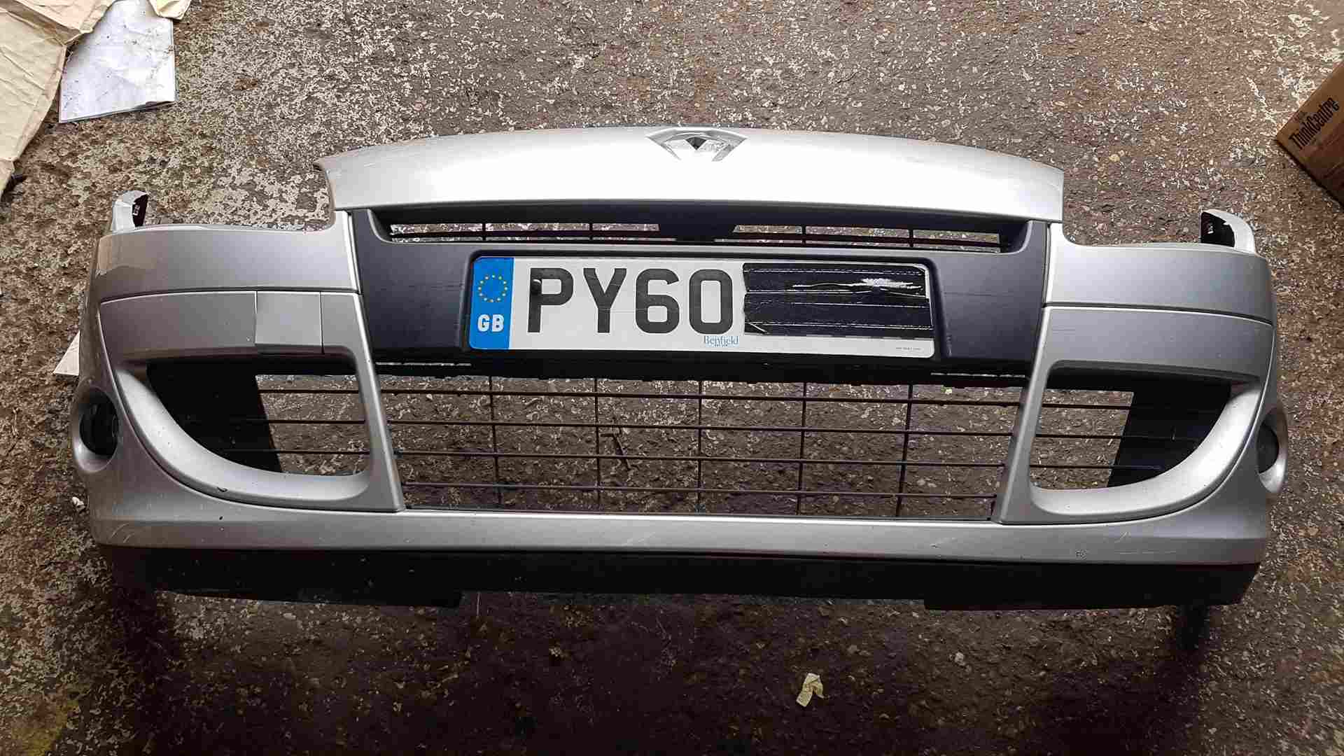 Renault Scenic MK3 2009-2013 Front Bumper Silver Ted69 - Store ...