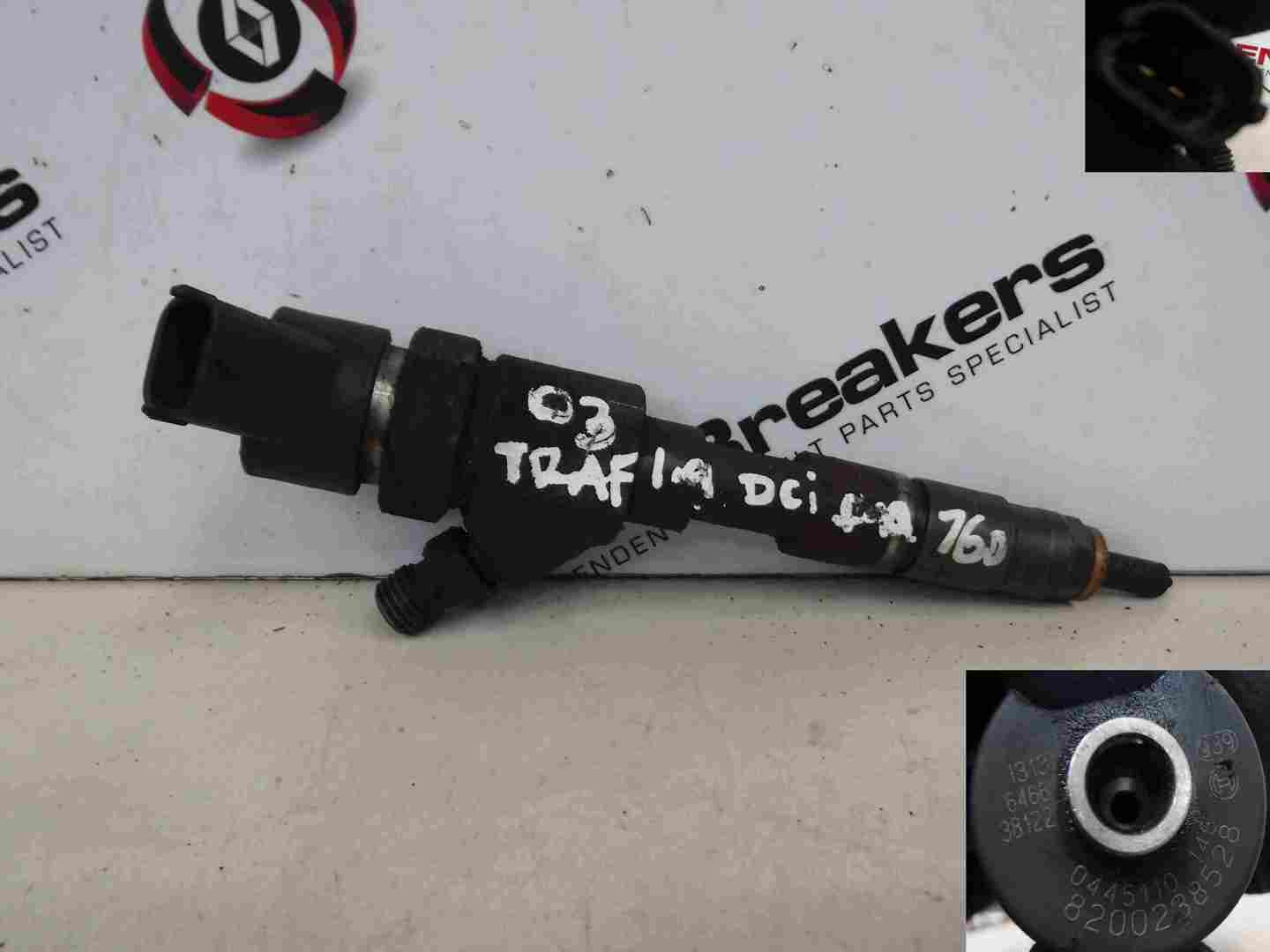 Renault Trafic 2001-2006 19 dCi Diesel Fuel Injector X1 | Store