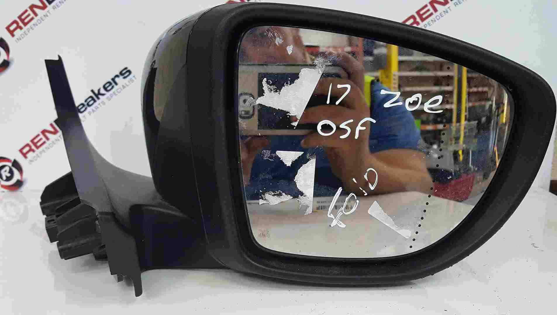 Renault Zoe 2017-2020 Drivers OS Wing Mirror Black FOLDING | Store